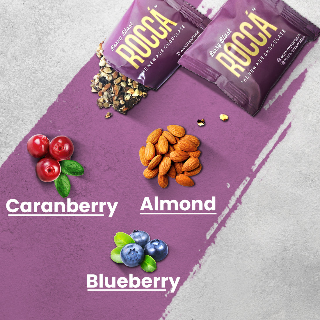 Buy Gourmet Berry Brittle Chocolate (Pack of 3) Online - Rocca