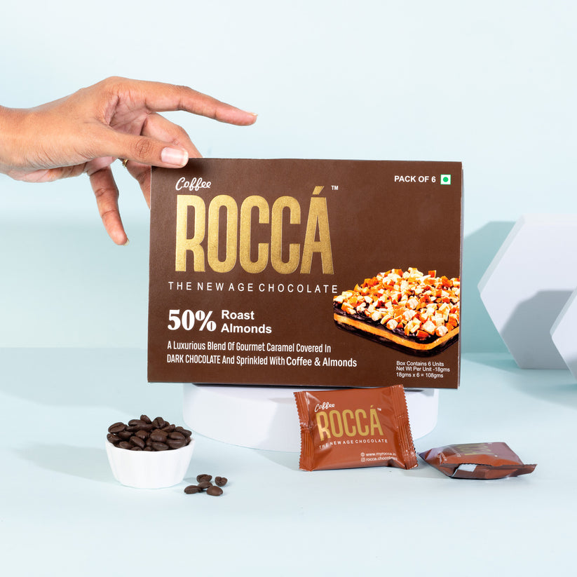 Buy Gourmet Coffee Brittle Chocolates (Pack of 6) Online - Rocca